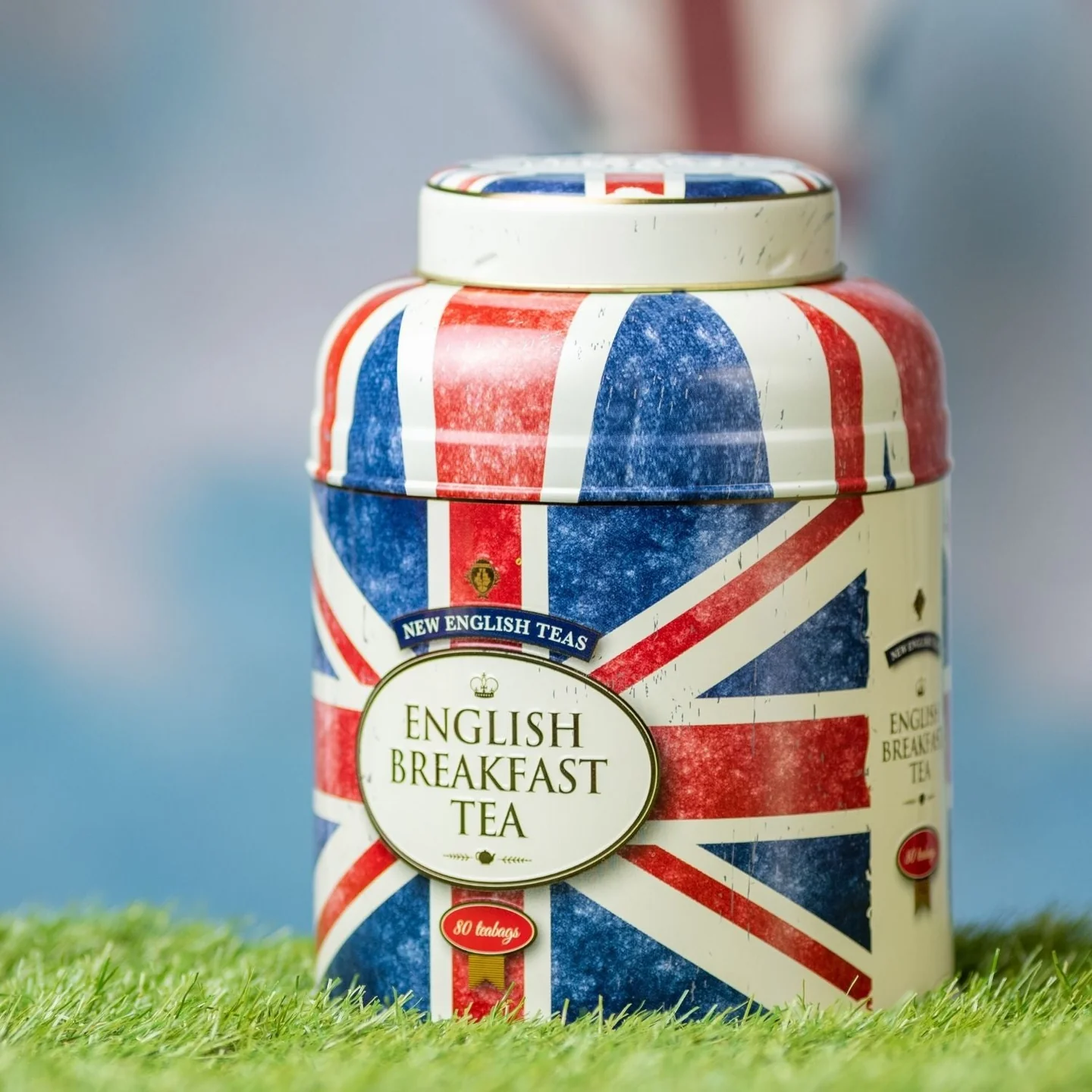 Union Jack Round Tea Caddy - Majestic Pavilions, Cafes & Licensed Eateries